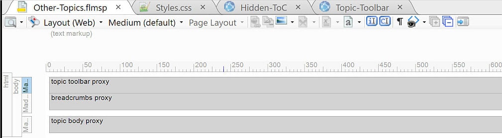 How to Show/Hide Table of Contents in Flare Side Navigation Projects